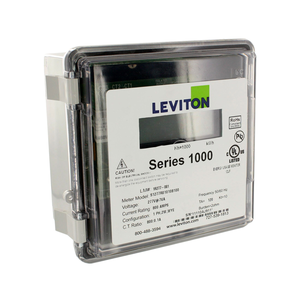 LEVITON 1R277-81 1PH 2W 277V METER | Gordon Electric Supply, Inc.