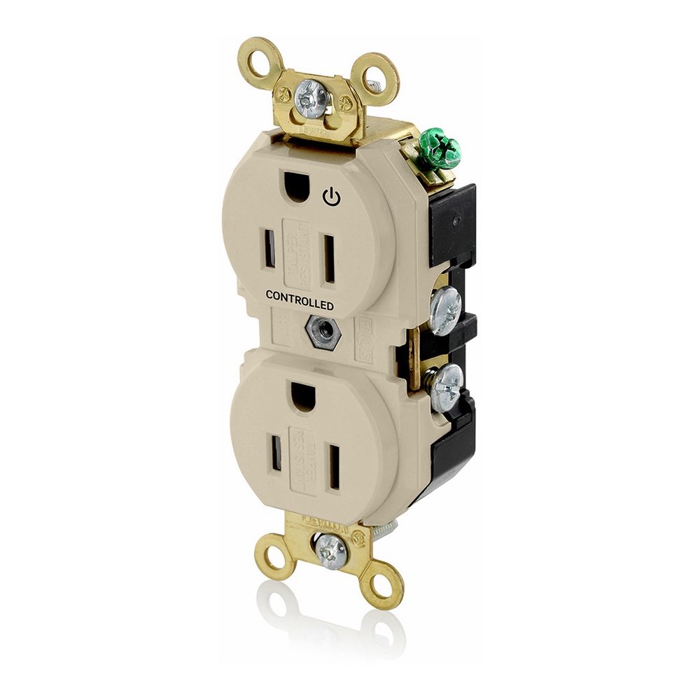 LEVITON 5262-1PI CONTROLLED TR REC 15A | Gordon Electric Supply, Inc.