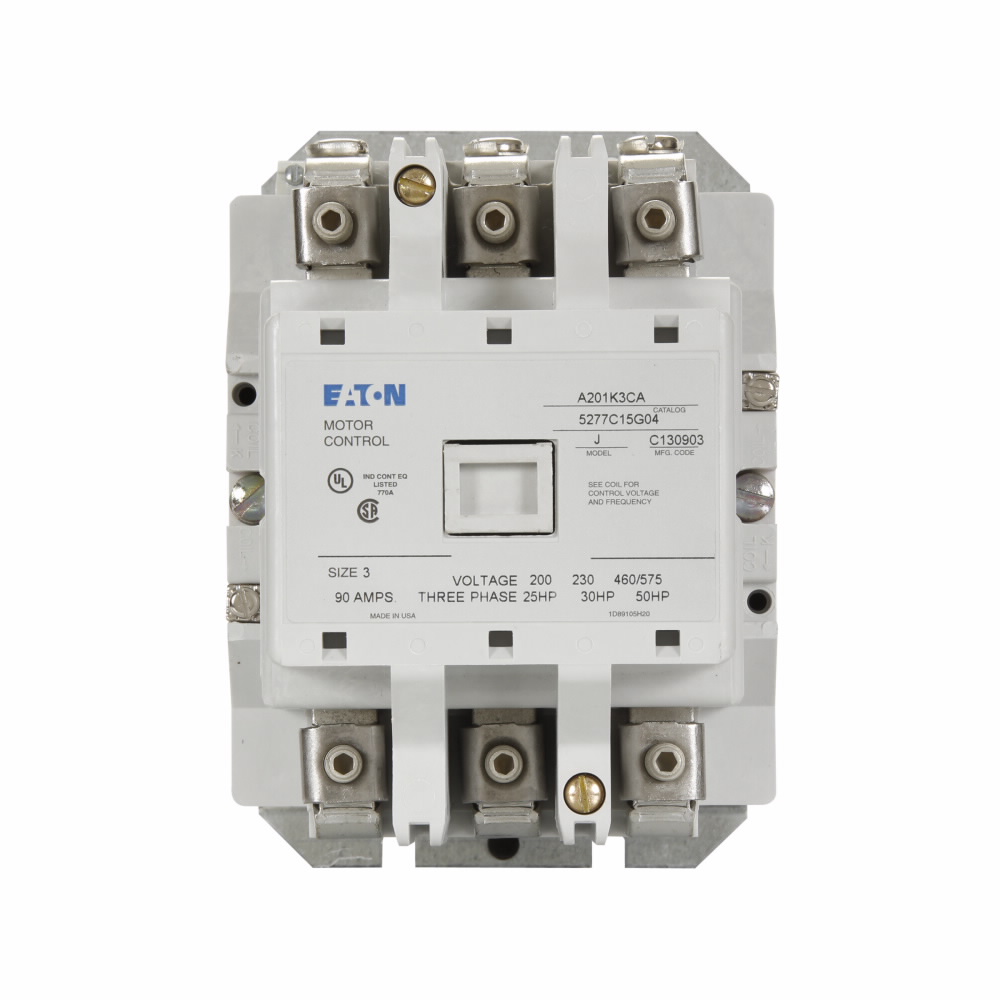ETN A201K3CX NEMA size 3 contactor, | Crawford Electric Supply