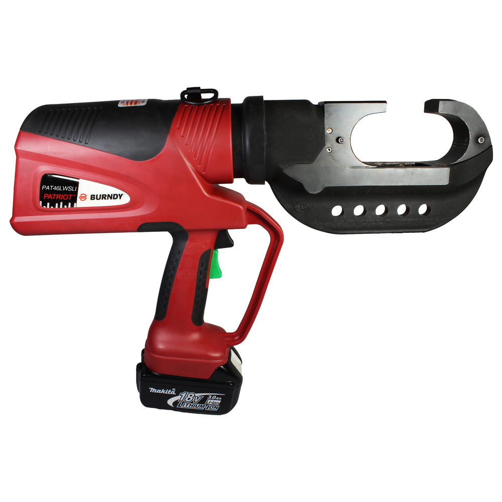 Burndy PAT46LWSL5 PATRIOT® 15-Ton C-Head Battery Actuated Crimper ...