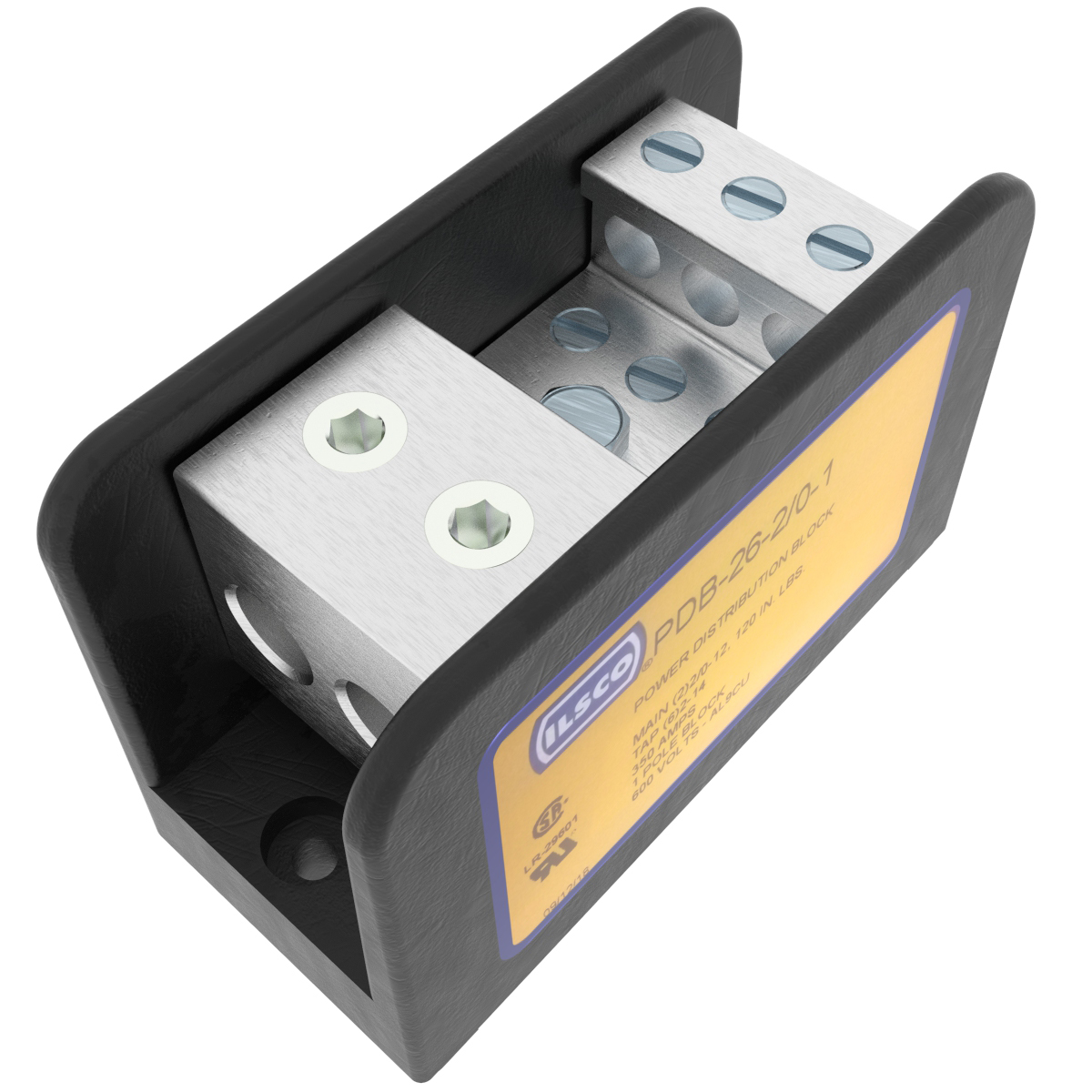 ILSCO PDB-26-2/0-1 PWR DISTR BLOCK | Gordon Electric Supply, Inc.