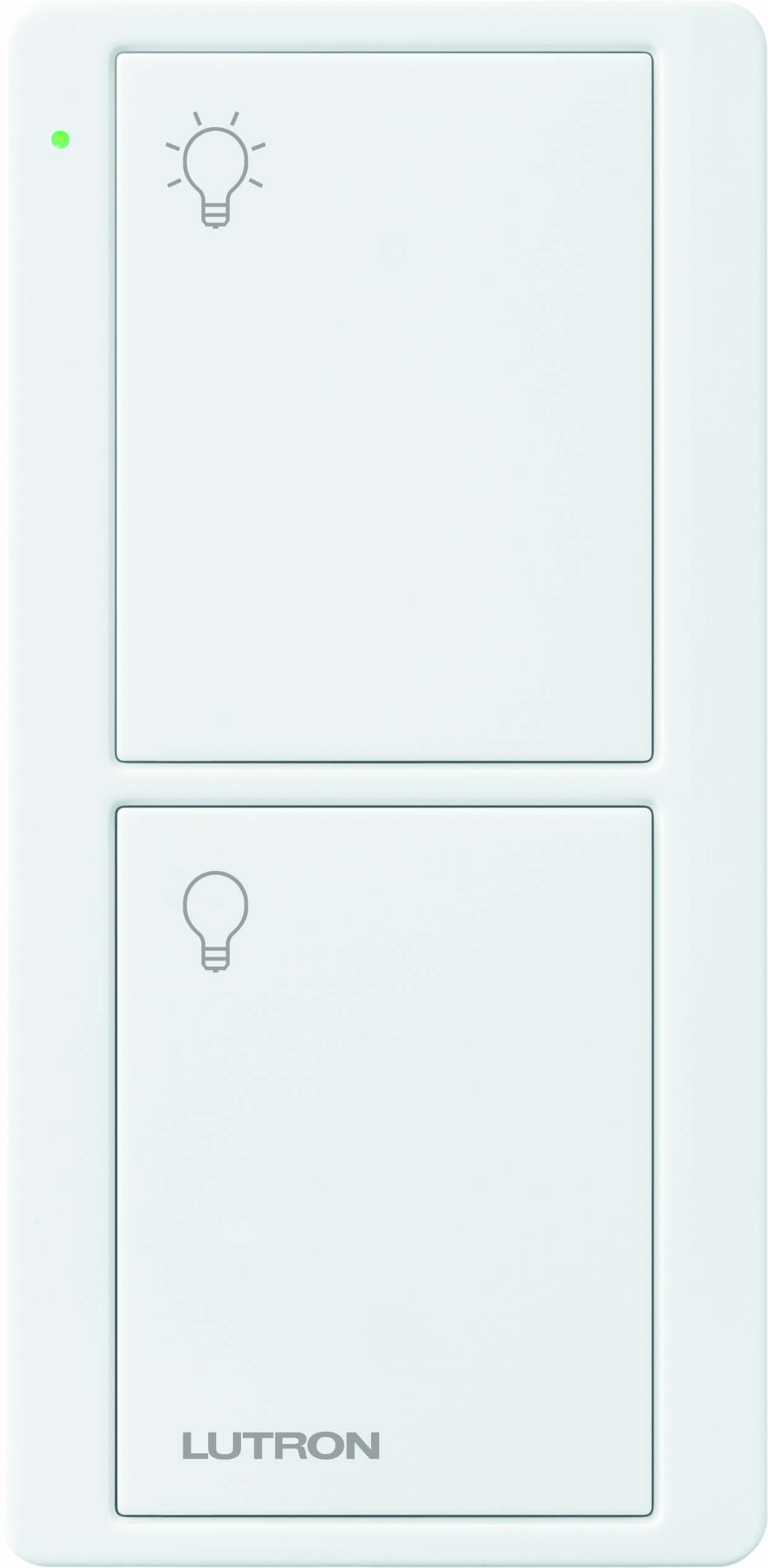 Lutron Electronics PJ2-2B-GWH-L01 Pico 2-Button White Remote Control ...