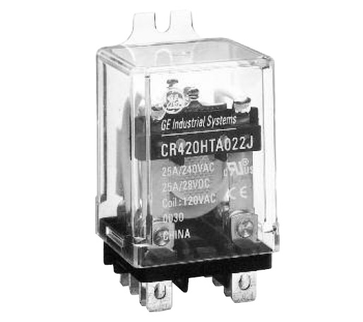 GE Industrial Solutions 420HPC022J DPDT 120 Volt 25 Amp Socket Mount ...