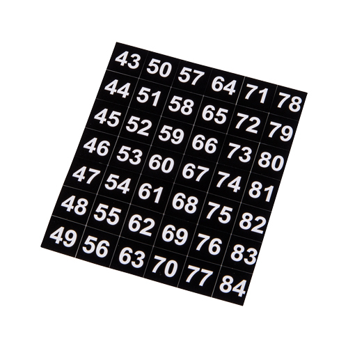 Siemens NBK04 600/Box Legend 43 to 84 Panelboard Number Strip | Viking ...