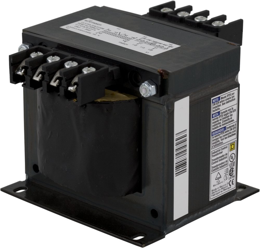 SQUARE D 9070T500D33 : XFMR CONTROL 500VA MULTIPLE VOLTAGES | Gordon ...
