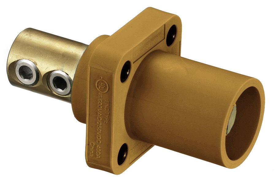 Hubbell HBLMRO Single Pole, 300/400A Male Receptacle, SCRW, OR | Cooper ...