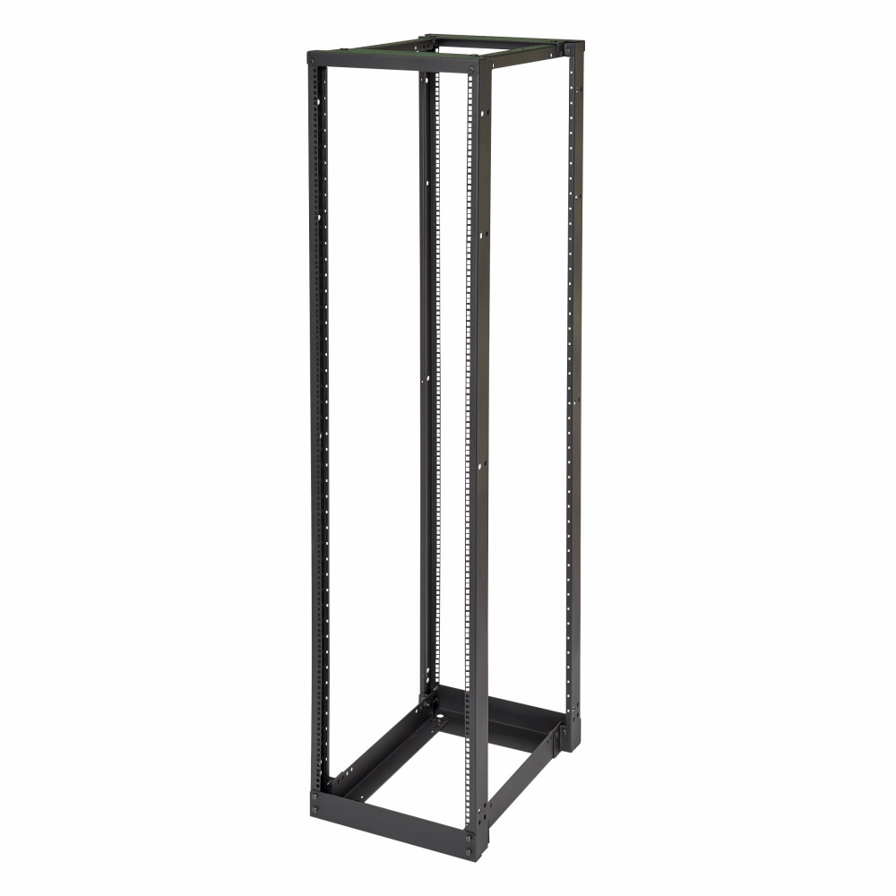 BLINE SB838084BFB 4-POST ADJUSTABLE DEPTH SERVER RACK EIA SQUARE HOLE ...