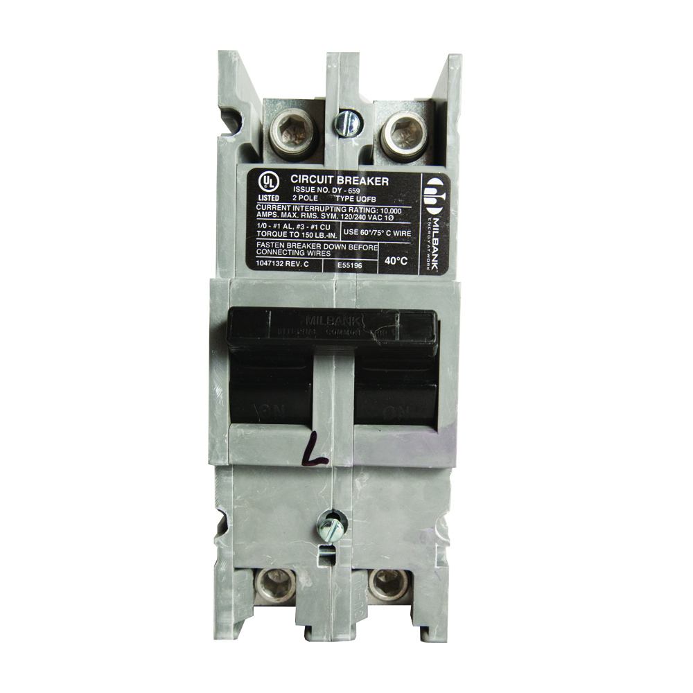 MILBANK UQFB-100 100A 2P CIRCUIT BREAKER UNIC | Gordon Electric Supply ...