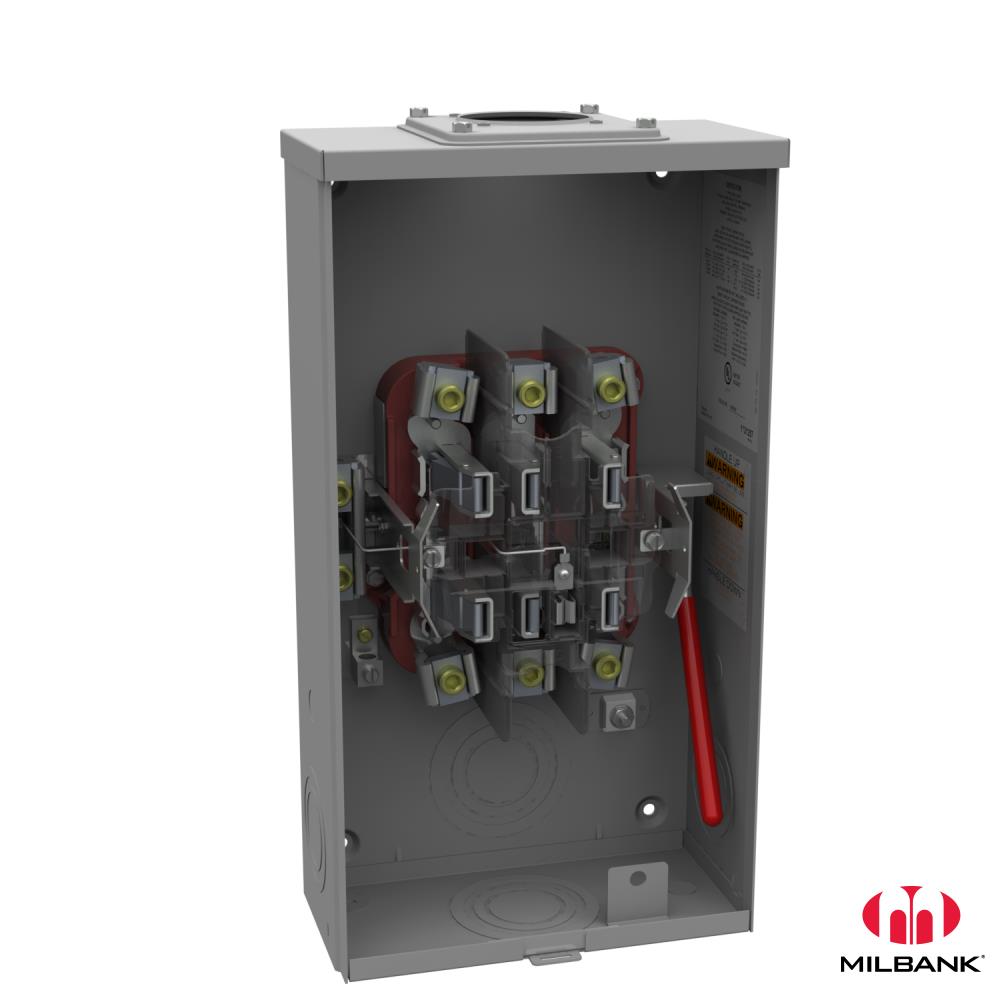 MILBANK U9700-RRL-QG-BL 200A METER SOCKET | Gordon Electric Supply, Inc.