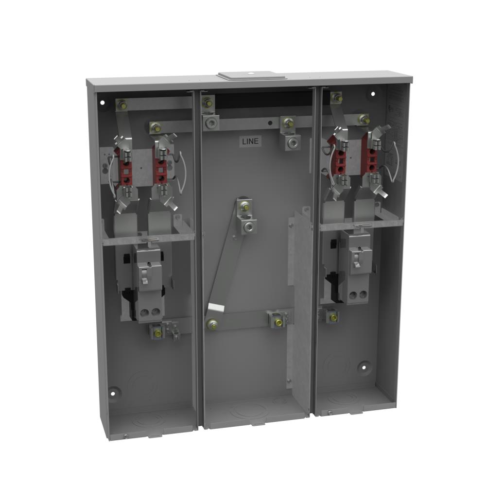 Milbank U5882-X-2/200-KK-K3-DPL 4 Terminal Ringless Large Closing Plate ...