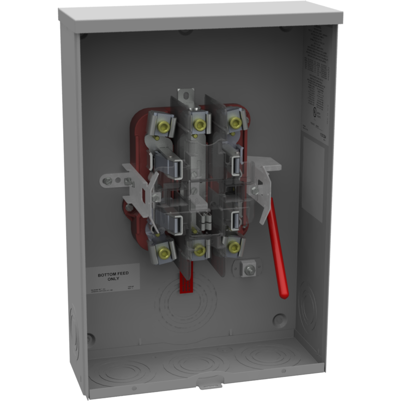 Milbank U2047-O 5 Terminal Ringless Plain Top Lever Bypass 7-8 In ...