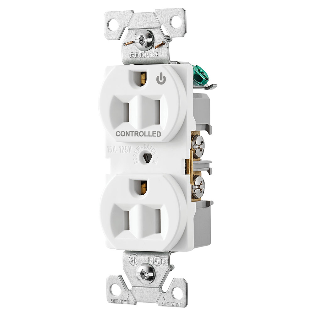 COOPER 5262CHW REC CONGD 15A125V2P3W CONTROLHALF WH | Gordon Electric ...