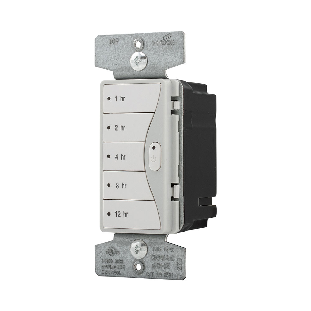 COOPER 9591C1-K 5 BUTTON PROGRAMMABLE TIMER (HR) UNIVERSAL 1800W 120V ...