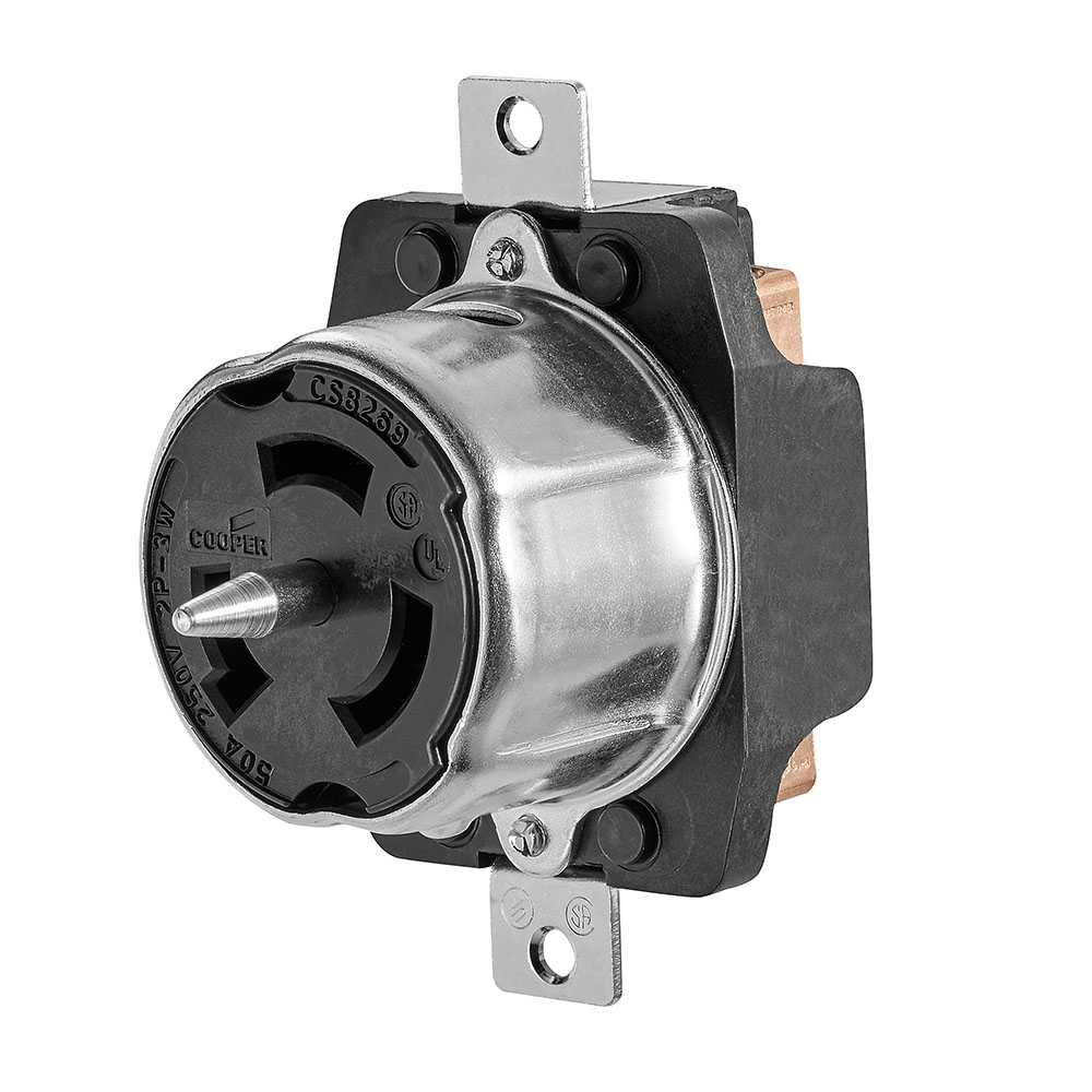 COOPER CS8269 2P 3WIRE 50AMP 250V RCPT | Gordon Electric Supply, Inc.