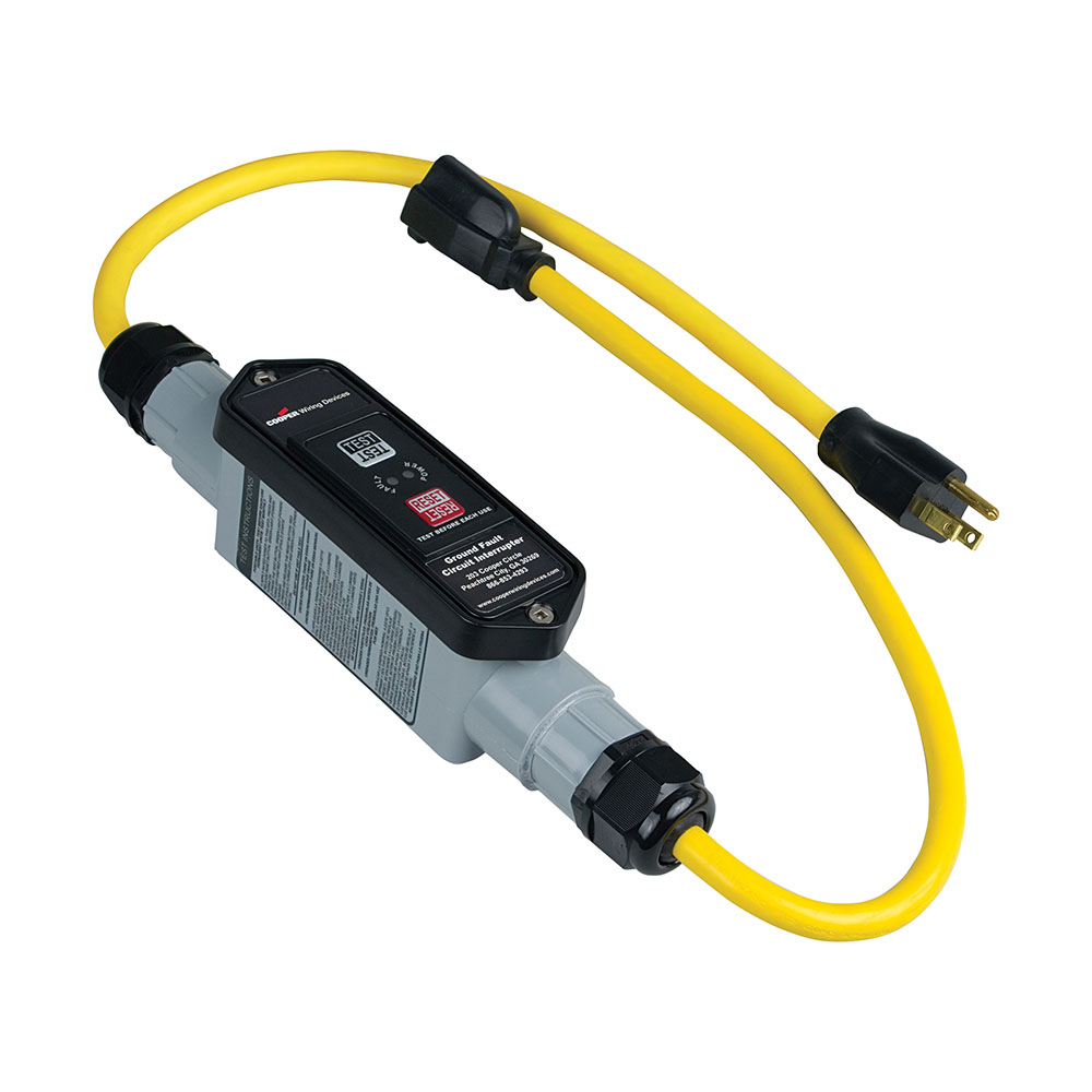 COOPER GFI12M133 20A GFCI MLD PLG&CONN | Gordon Electric Supply, Inc.