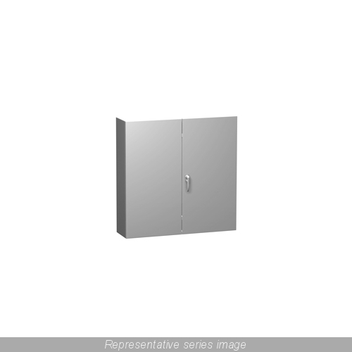 HAMMOND MFG C3RMC363612 TYPE 3R METER 2 DR CABINET - 36X36X12 - STEEL ...