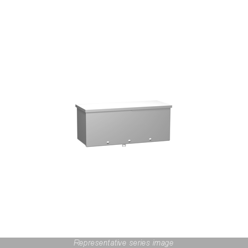 HAMMOND MFG C3RWT824 TYPE 3R WIRING TROUGH - 8X8X24 - STEEL/GRAY ...