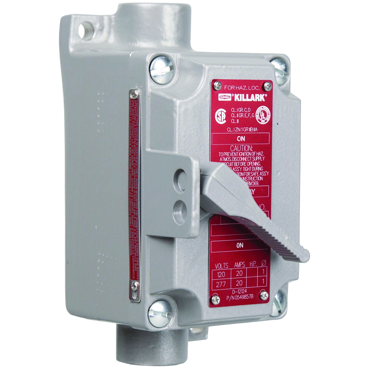 KILLARK XS-51C SP EXP-PROOF SWITCH | Gordon Electric Supply, Inc.