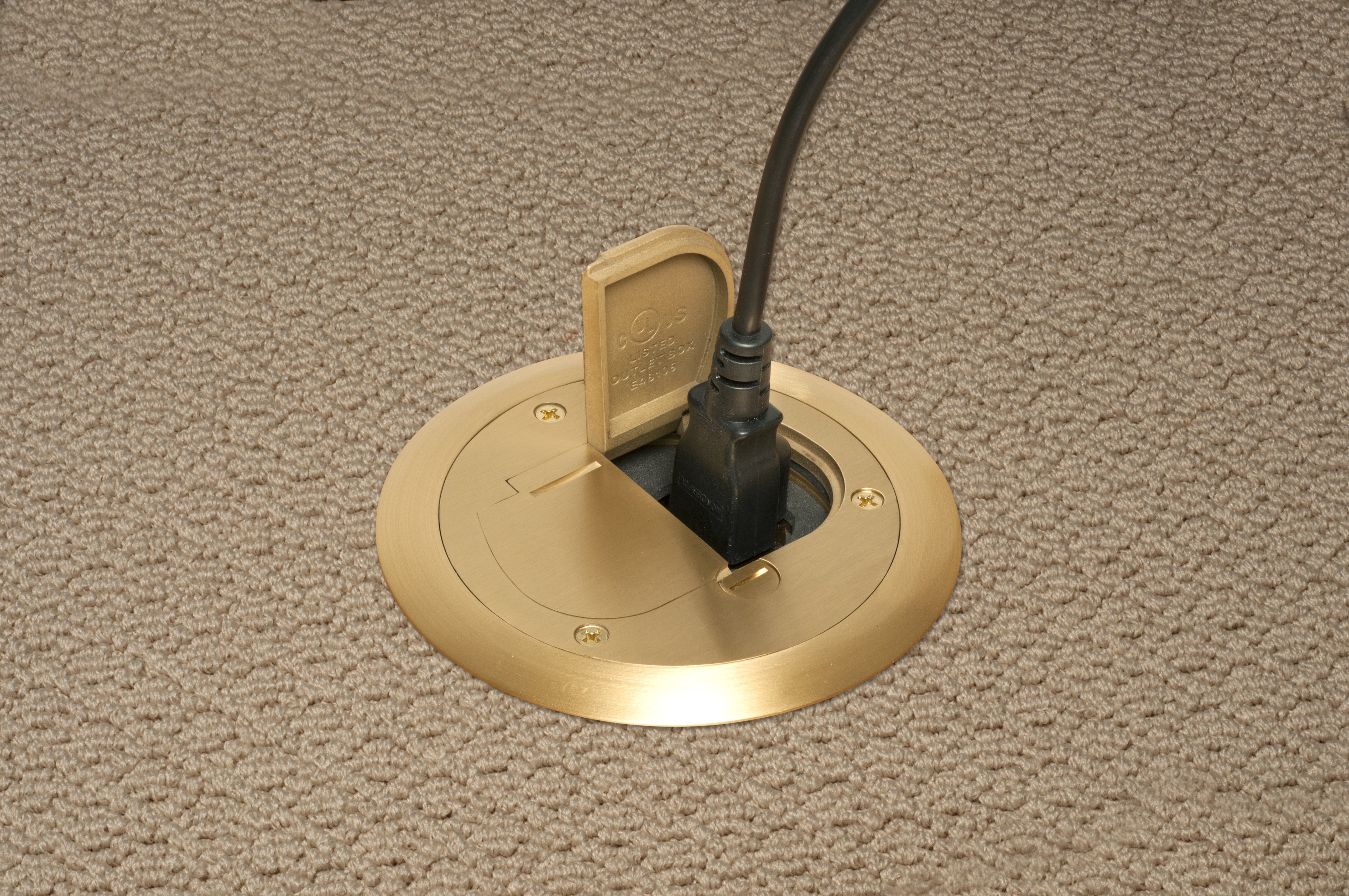 ARLINGTON FLB3530MB BRASS CARPET RING | Gordon Electric Supply, Inc.