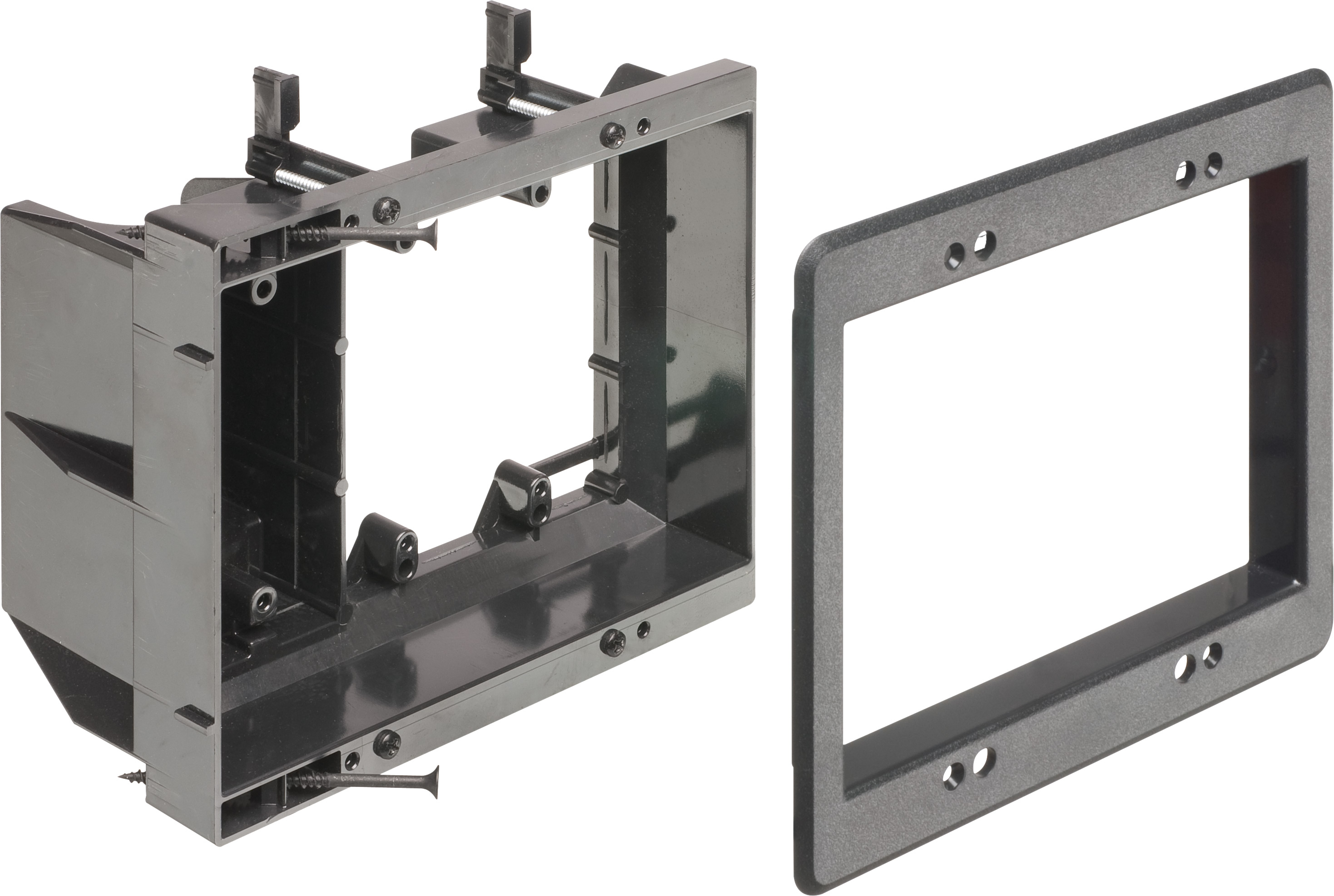 ARLINGTON TVBU507BL 3 GANG BLACK TV BOX | Gordon Electric Supply, Inc.