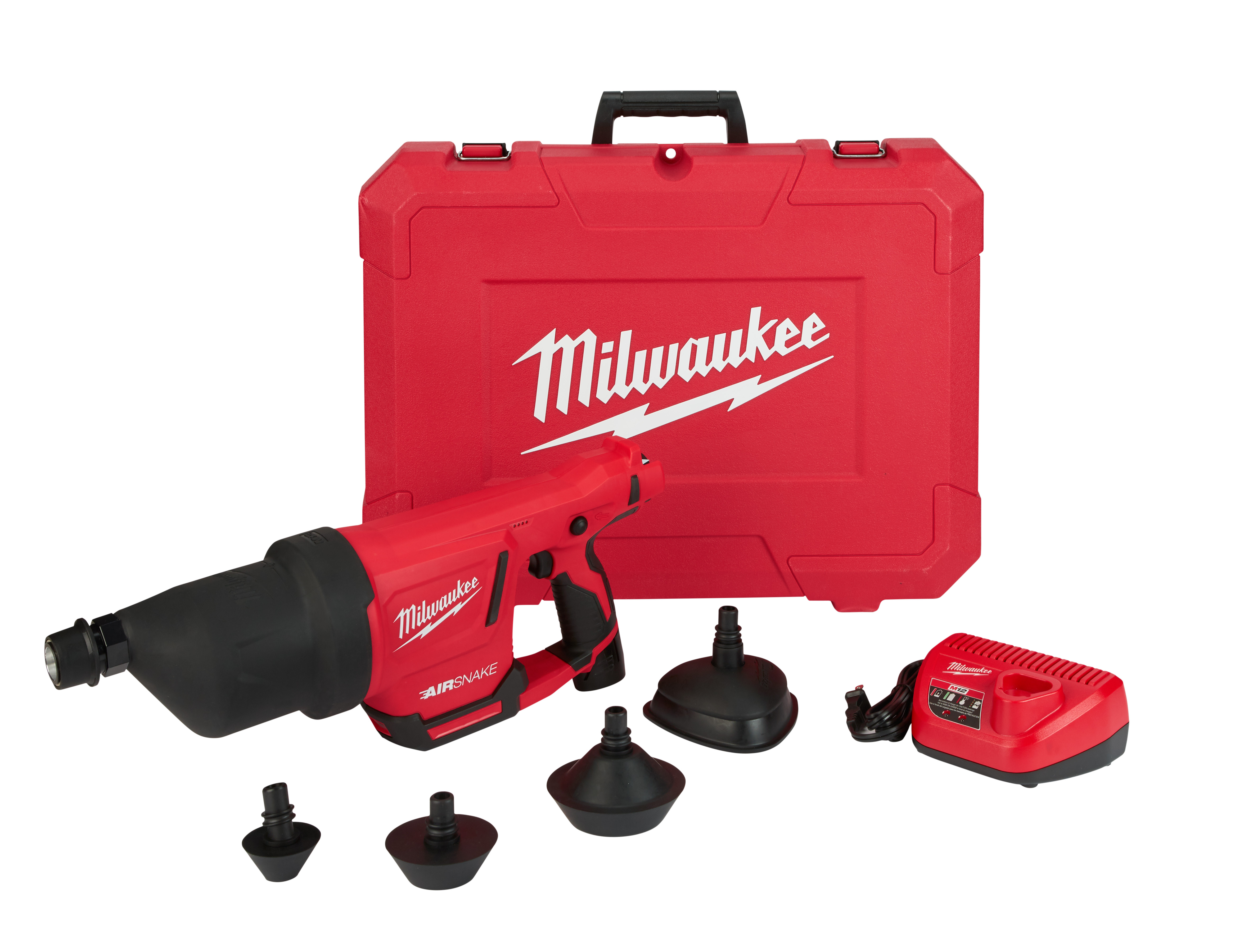 Milwaukee 2572A-21 M12™ AIRSNAKE™ Drain Cleaning Air Gun Kit | Cooper ...