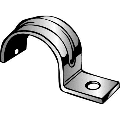 Minerallac MINE30 1/2 Inch Pre-Galvanized Steel Snap-On 1-Hole EMT ...