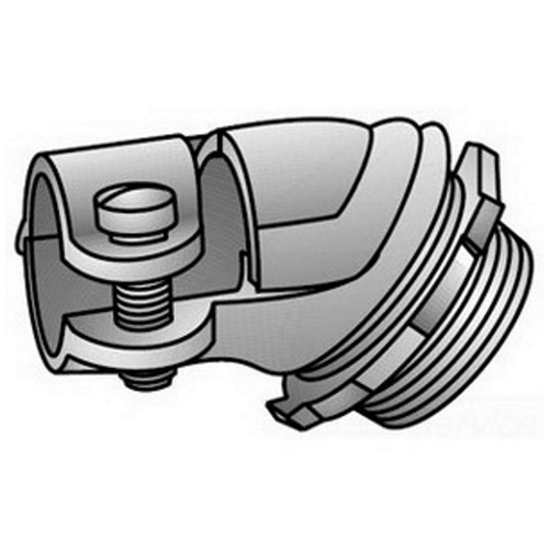 OZ-G AC-38 3/8 45D SQZ FLEX CONN | Gordon Electric Supply, Inc.