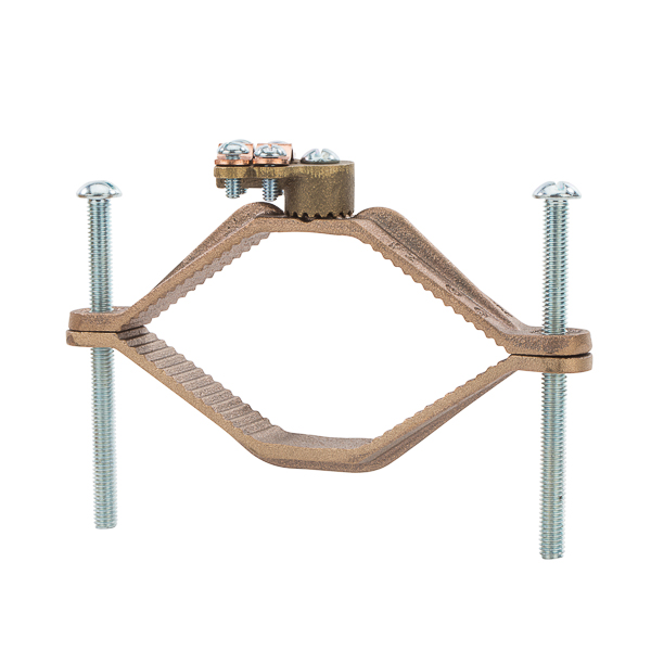 NSI G-16 HEAVY DUTY BRONZE GROUND CLAMP 4 1/2IN - 6IN WATER PIPE 4/0 ... NSI G-16 HEAVY DUTY BRONZE GROUND CLAMP 4 1/2IN - 6IN WATER PIPE 4/0 ...