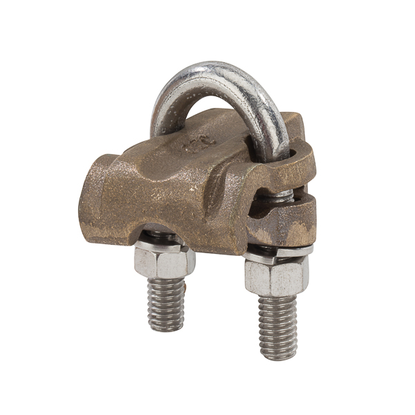NSI UC-105 3/8 Inch 2/0 AWG to 250 MCM Silicon Bronze Heavy Duty U-Bolt ...