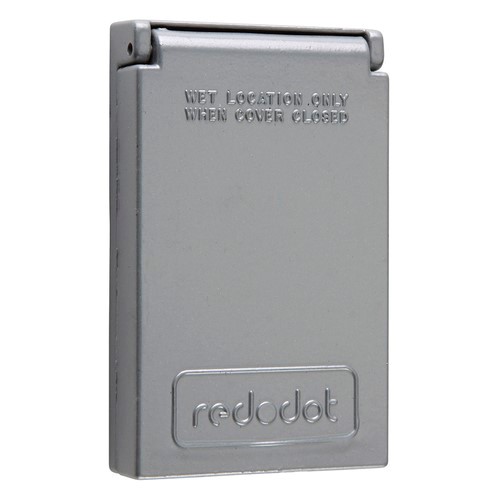 P&S 3393 ALUM WP RCPT CVR | Crawford Electric Supply