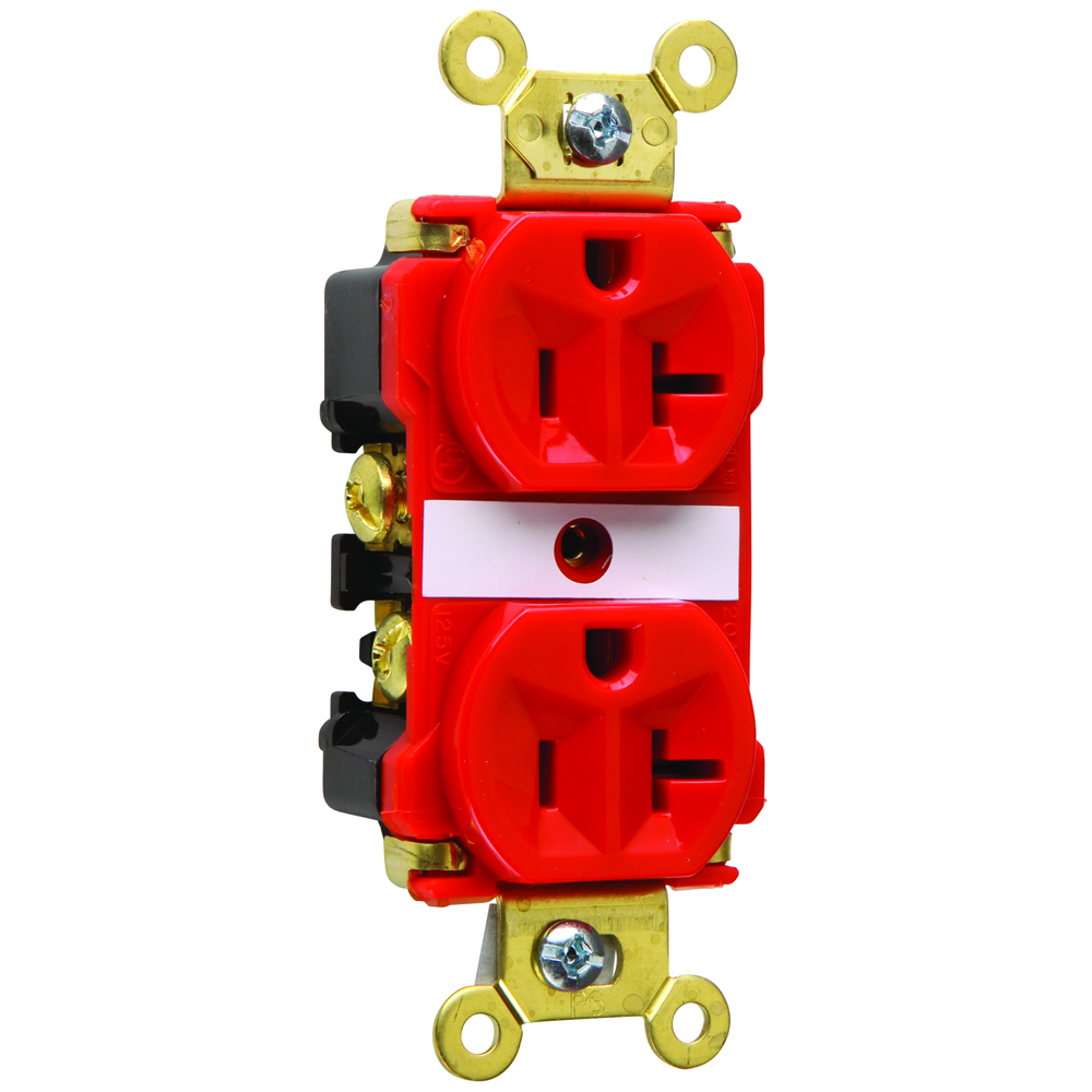 P&S 5362-ARED : DUPLEX RECEPTACLE 20A/125VAC RED | Gordon Electric ...