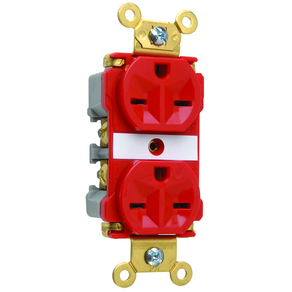 P&S 5662-ARED : DUPLEX RECEPTACLE 15A 250V RED | Gordon Electric Supply ...