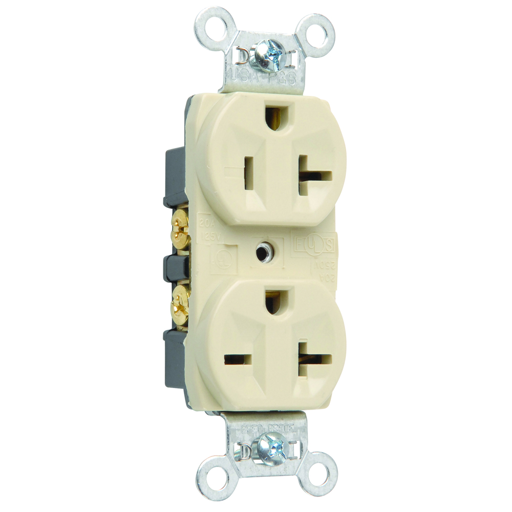 P&S 5890-I : RECEPTACLE COMBO 20A125/250V SIDE-WIRE | Gordon Electric ...
