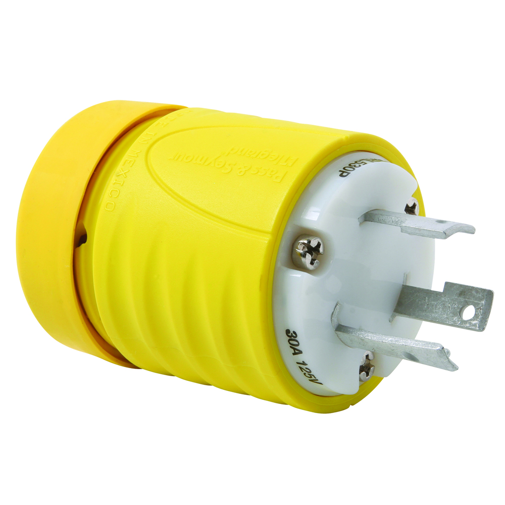 P&S CRL530-P : TURNLOK PLUG 3WIRE 30A125V CR | Gordon Electric Supply, Inc.
