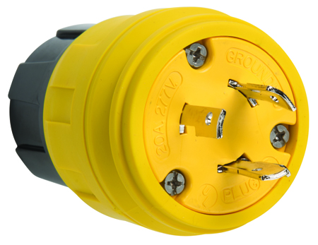 P&S 26W49 15A 277V TURNLOK PLUG | Gordon Electric Supply, Inc.