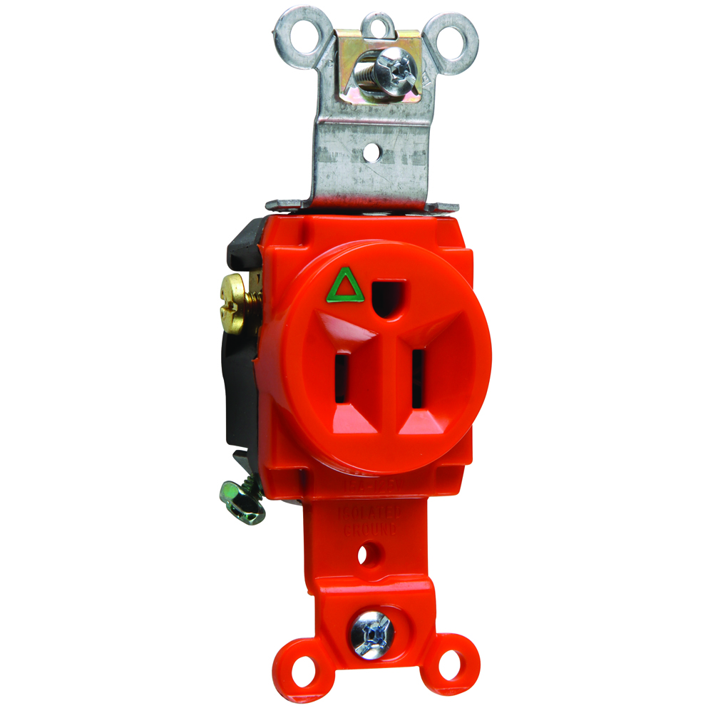 P&S IG5261 : RECEPTACLE SINGLE 15A 125V SIDE & BACK WIRE IG | Gordon ...