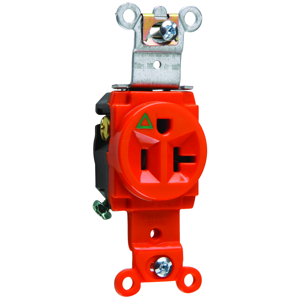 P&S IG5361 : RECEPTACLE SINGLE 20A 125V SIDE & BACK WIRE IG | Gordon ...