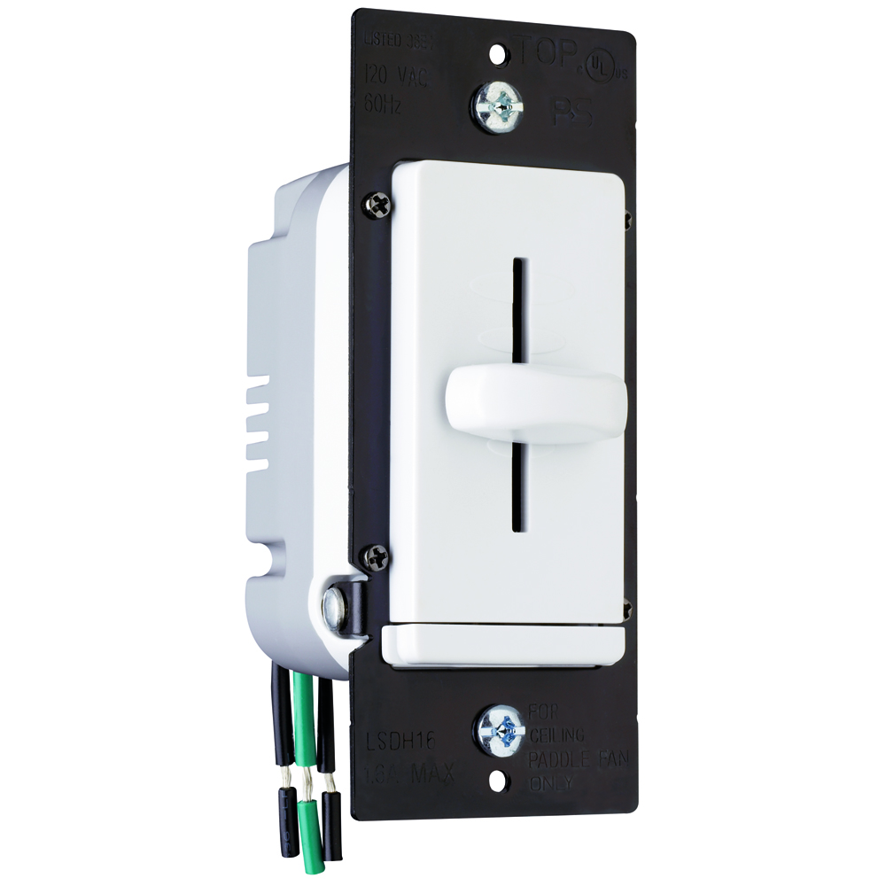 P&S LSDH16-WV : SLIDE FAN 4-SPD DEHUMMER 1.6A WHITE | Gordon Electric ...