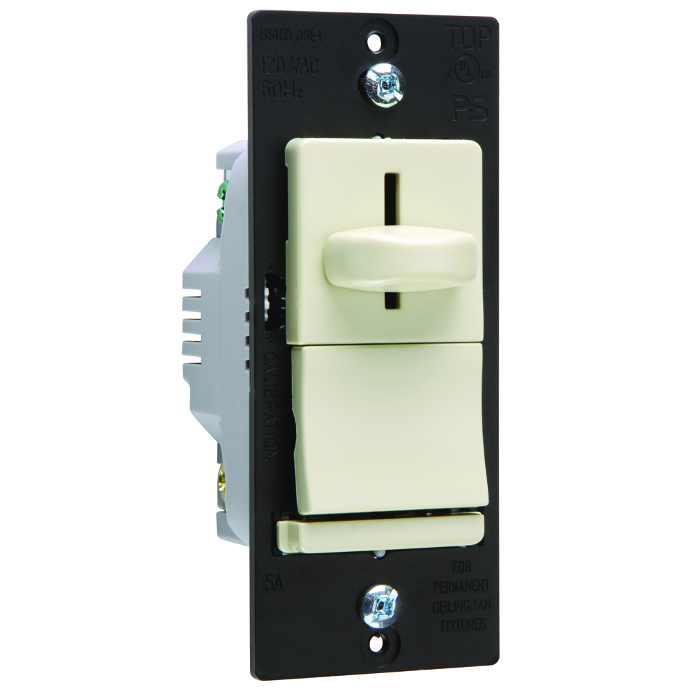 P&S LSSC5-PI : SLIDE FAN 3-SPD PRESET 5A IVORY | Gordon Electric Supply ...