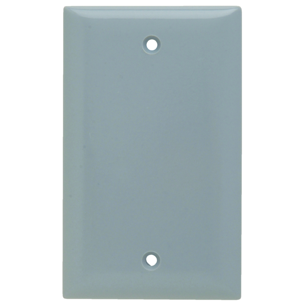 P&S SP13-GRY : PLATE PLASTIC SINGLE GANG BLANK W/OUT LINE GR | Gordon ...