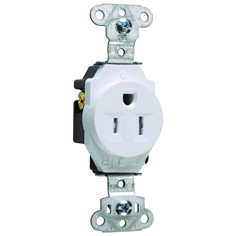 P&S TR5251-W : RECEPTACLE SINGLE TAMPER RESISTANT 15A/125V WH | Gordon ...
