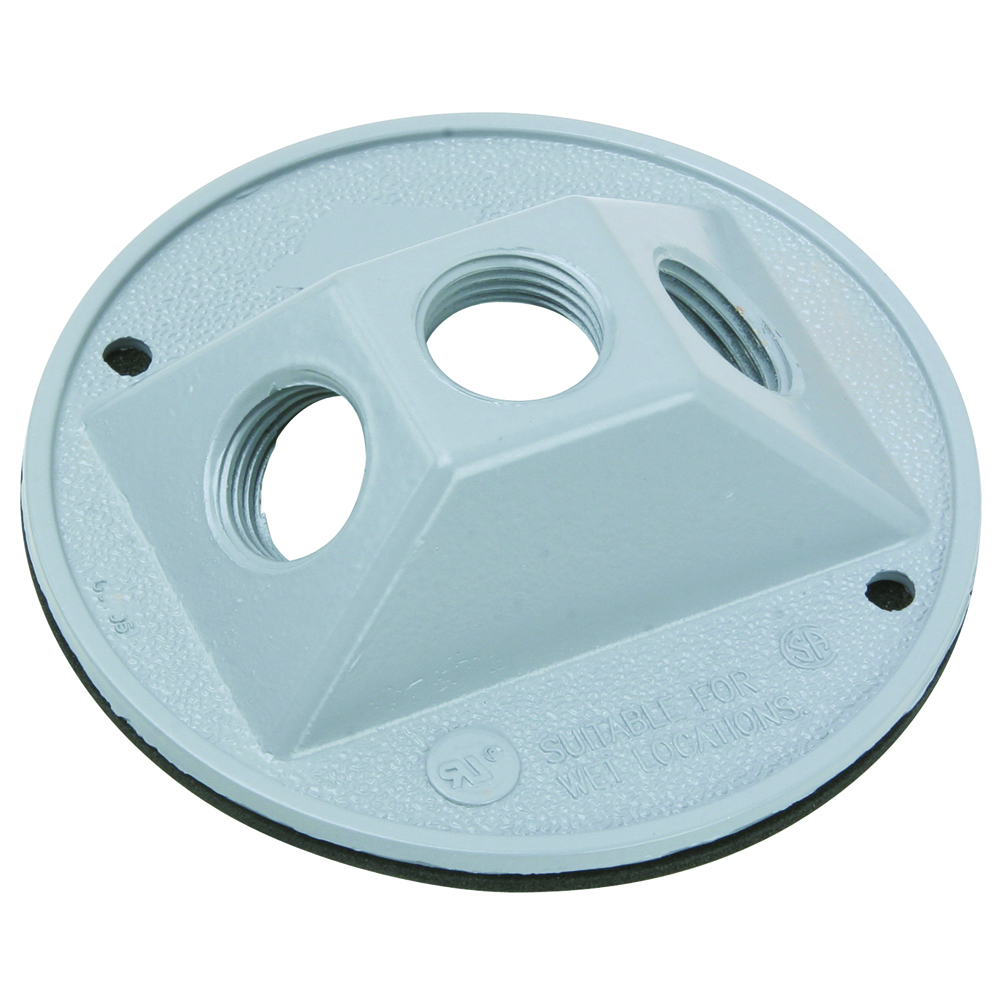 P&S WPRB13 : WEATHERPROOF COVER ROUND 3HOLE 1/2"""" | Gordon Electric ...