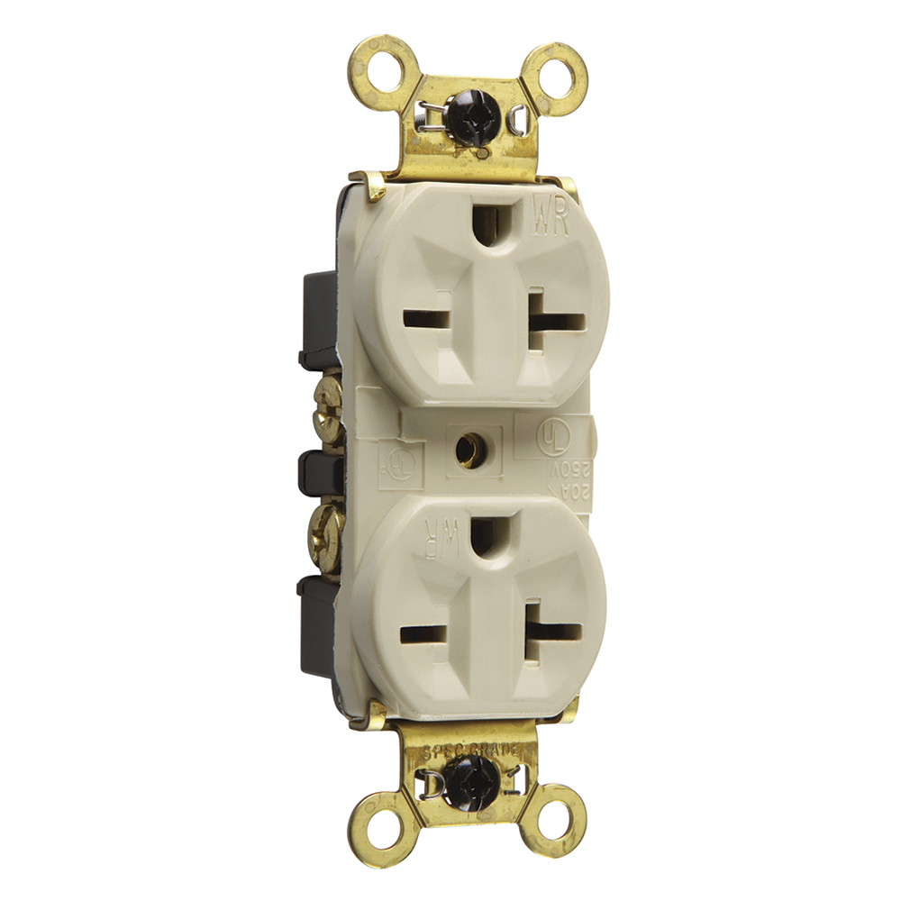 P&S WR5862-I : WEATHER-RESISTANT DUPLEX RECEPTACLE BACK & SIDE WIRE 20A ...