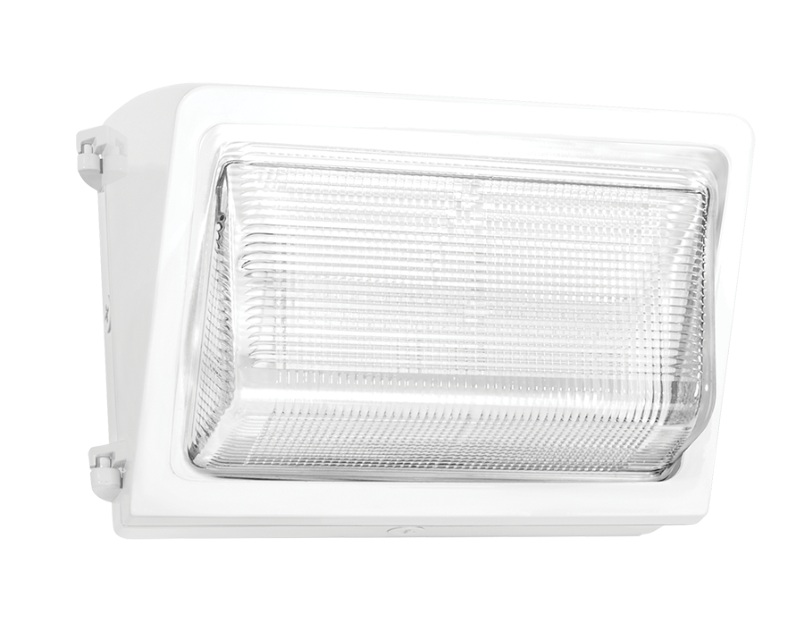 RAB WP2LED37YW/480 WALLPACK 37W WARM LED 480V W/ GLASS LENS WH | Gordon ...
