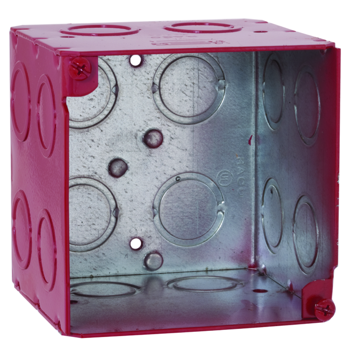 RACO 911-2 4X3-1/2DP RED SQ ALRM BX | Gordon Electric Supply, Inc. RACO 911-2 4X3-1/2DP RED SQ ALRM BX | Gordon Electric Supply, Inc.