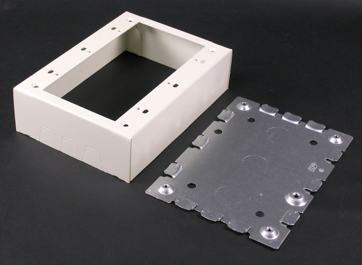 WIREMOLD 5748-3WH : STEEL DEVICE BOX 3G WHITE | Gordon Electric Supply ...