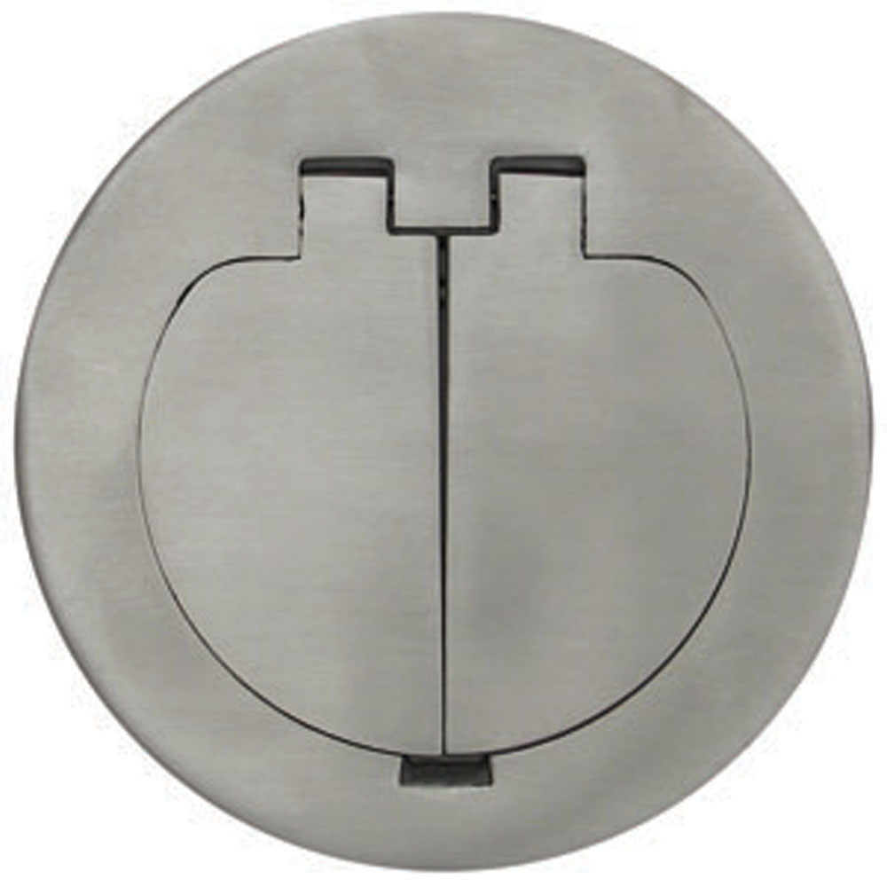 Carlon E97SS2D Dual Service Stainless Steel Floor Box Cover | Crawford ...