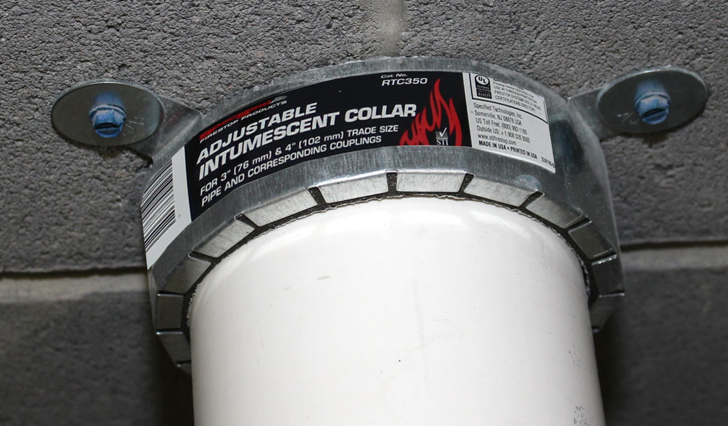 STI-FIRESTOP RTC350 3&4IN FIRESTOP COLLAR | Gordon Electric Supply, Inc.