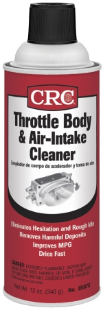 CRC 1003687 (05078) Throttle Body & Air-Intake Cleaner, 12 Wt Oz ...