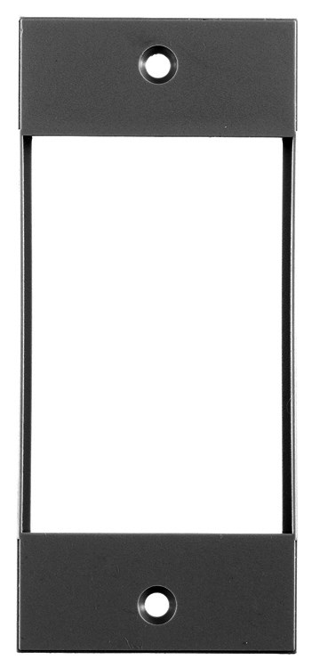 Hubbell HBLIMFSBK MOD FACE PLATE, IMF, BLACK, SCREW | Cooper Electric